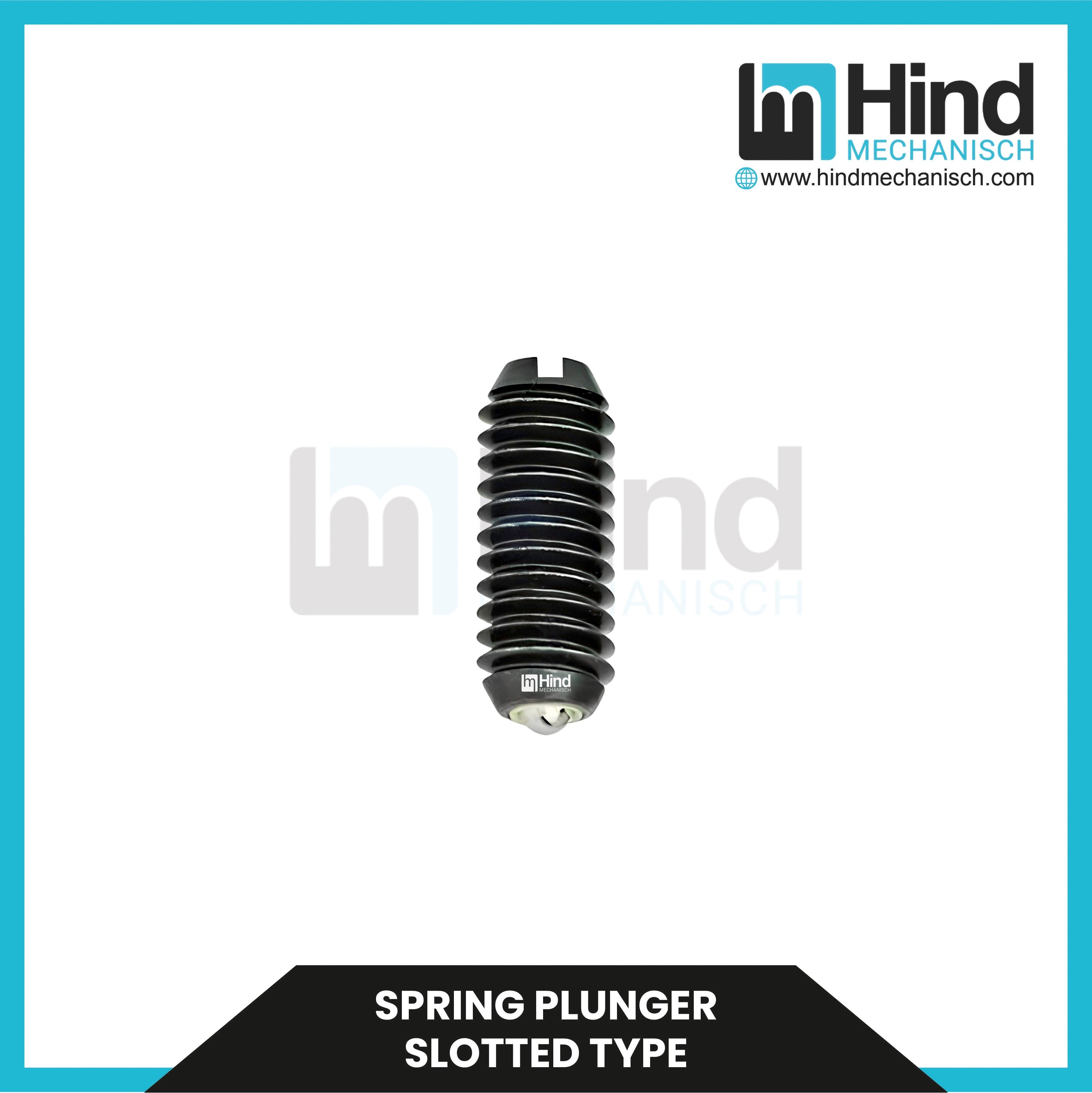 Spring Plunger Slotted Type – Hindmechanisch