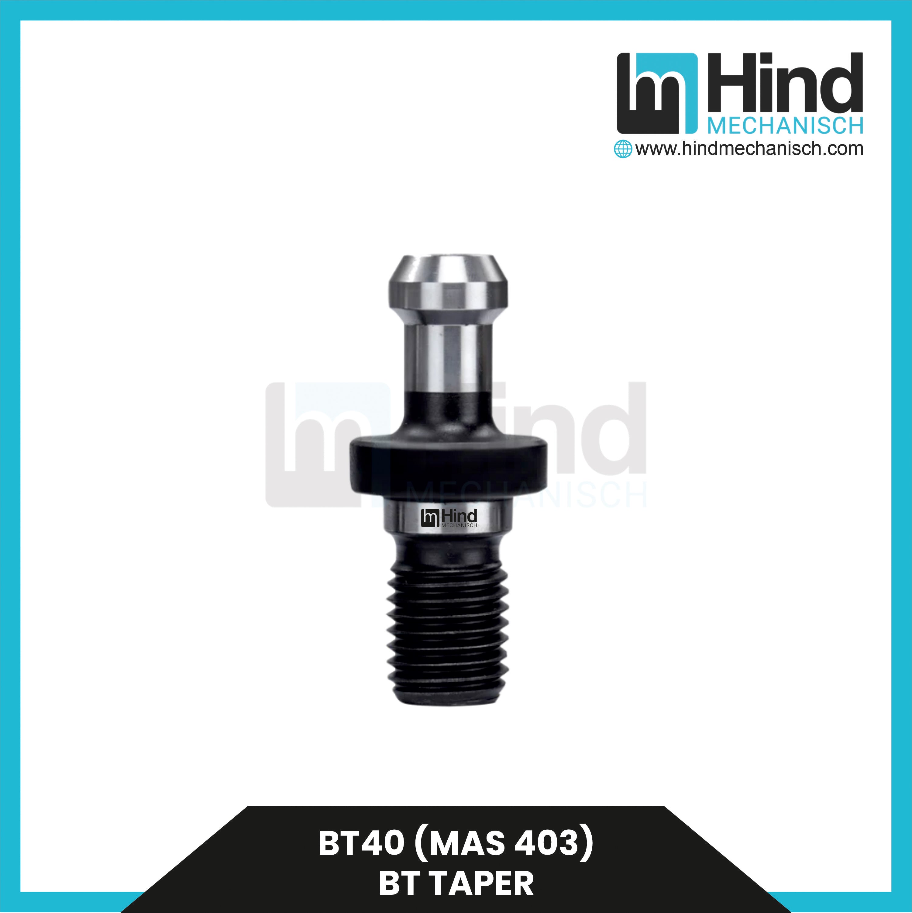 BT40 (MAS 403) | BT Taper Pull Stud – Hindmechanisch
