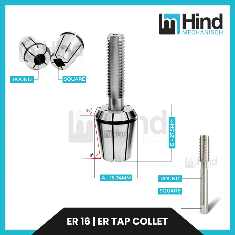 ER16 | ER-TAP COLLET – Hind Mechanisch