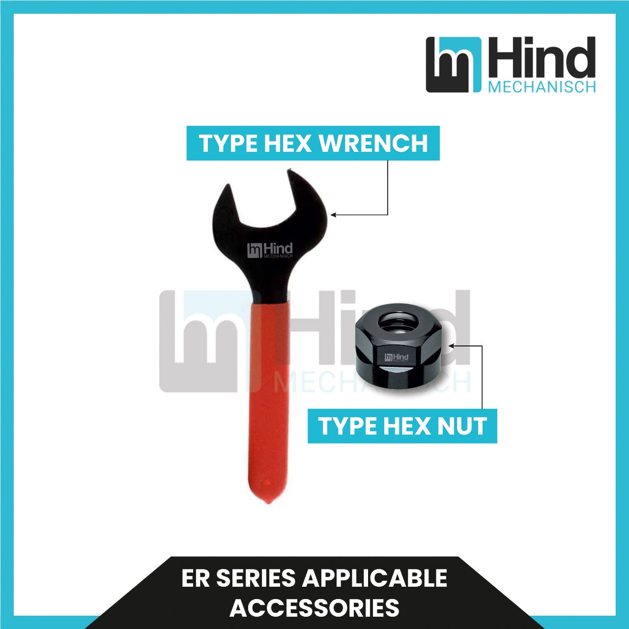 ER CLAMPING NUTS - HEX – Hind Mechanisch